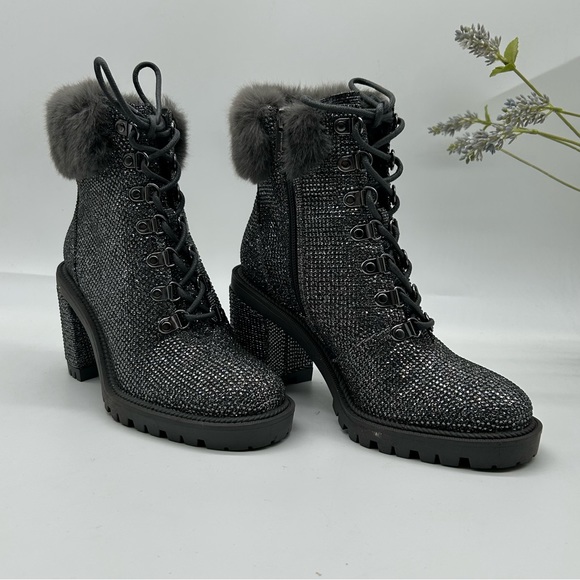 Jessica Simpson | Shoes | Jessica Simpson Deliah Furry Rhinestone ...